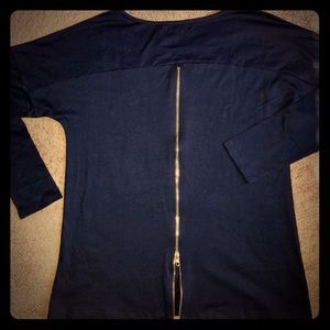 Measor | Tops | Ladies Nwt Navy Blue Measor Ls Top | Poshmark